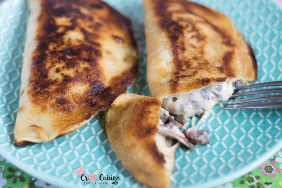 Crêpes aux champignons - Cuisine et Gourmandises